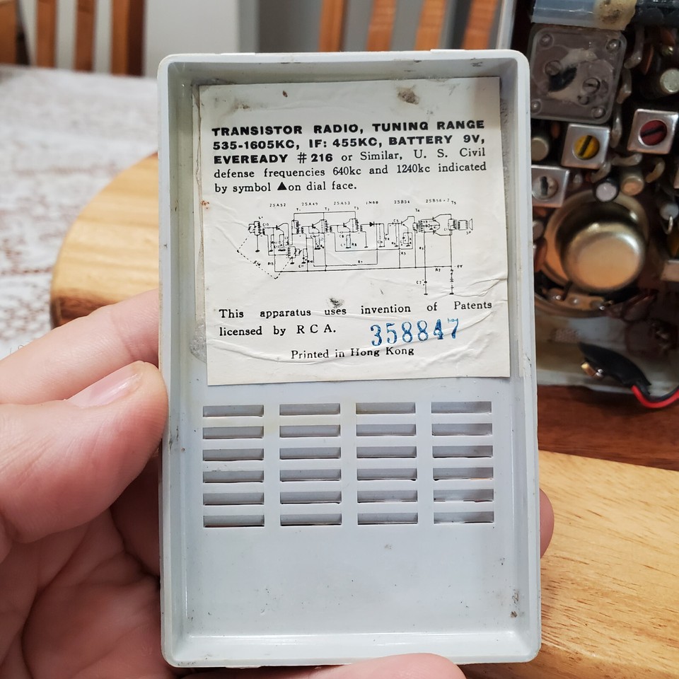 Vintage 1960's Imperial 6 Transistor Radio | eBay