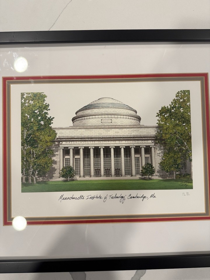Mit Dome Framed Print Massachusetts Institute of Technology Artwork ...