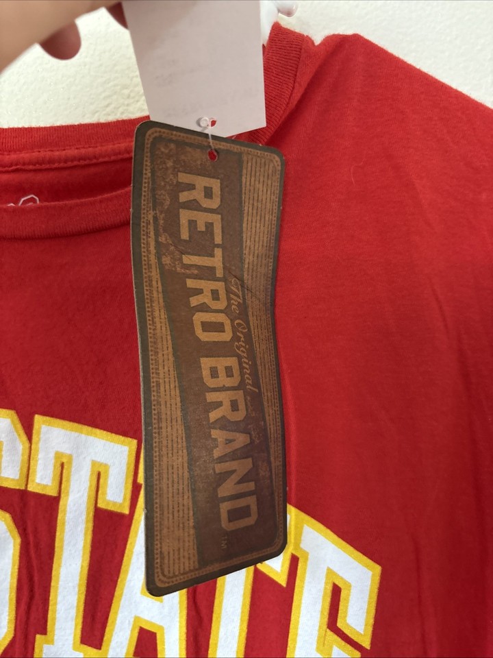 RALLY PITT STATE GORILLAS RED ARCH MASCOT SHORT SLEEVE T SHIRT SIZE M ...