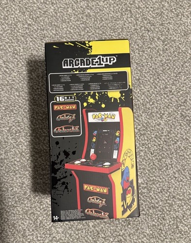 Arcade1Up Pac-Man 16 Bit Gaming Collector Cade FootTall 3” Inch Screen ...