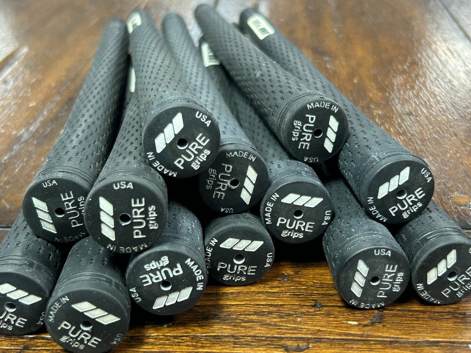 (13) PURE Pro Standard Size Grip set - Black - Used Saved grips | eBay