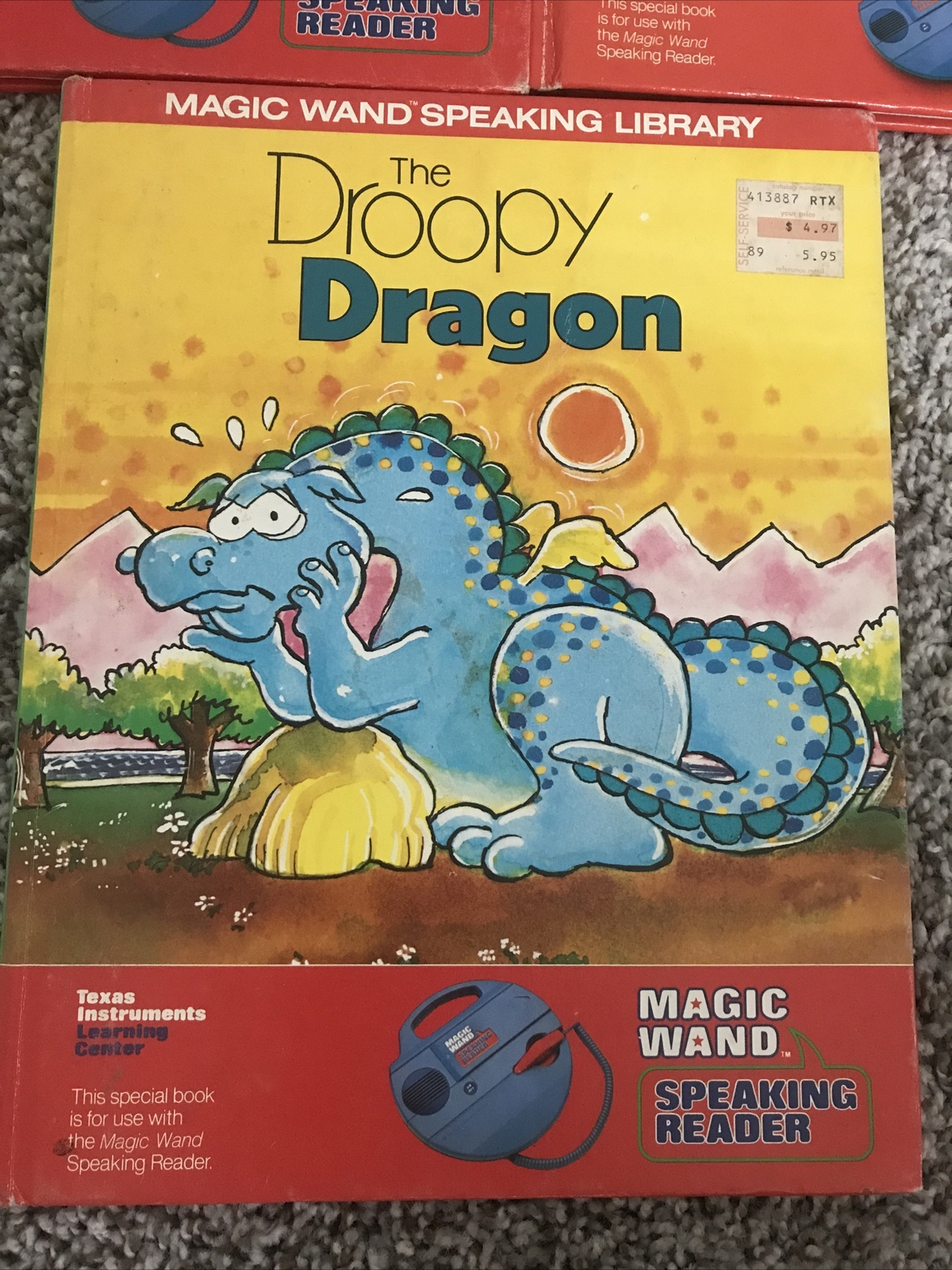 Mac's Big Surprise 1982 Texas Instruments Magic Wand Speaking Reader ...