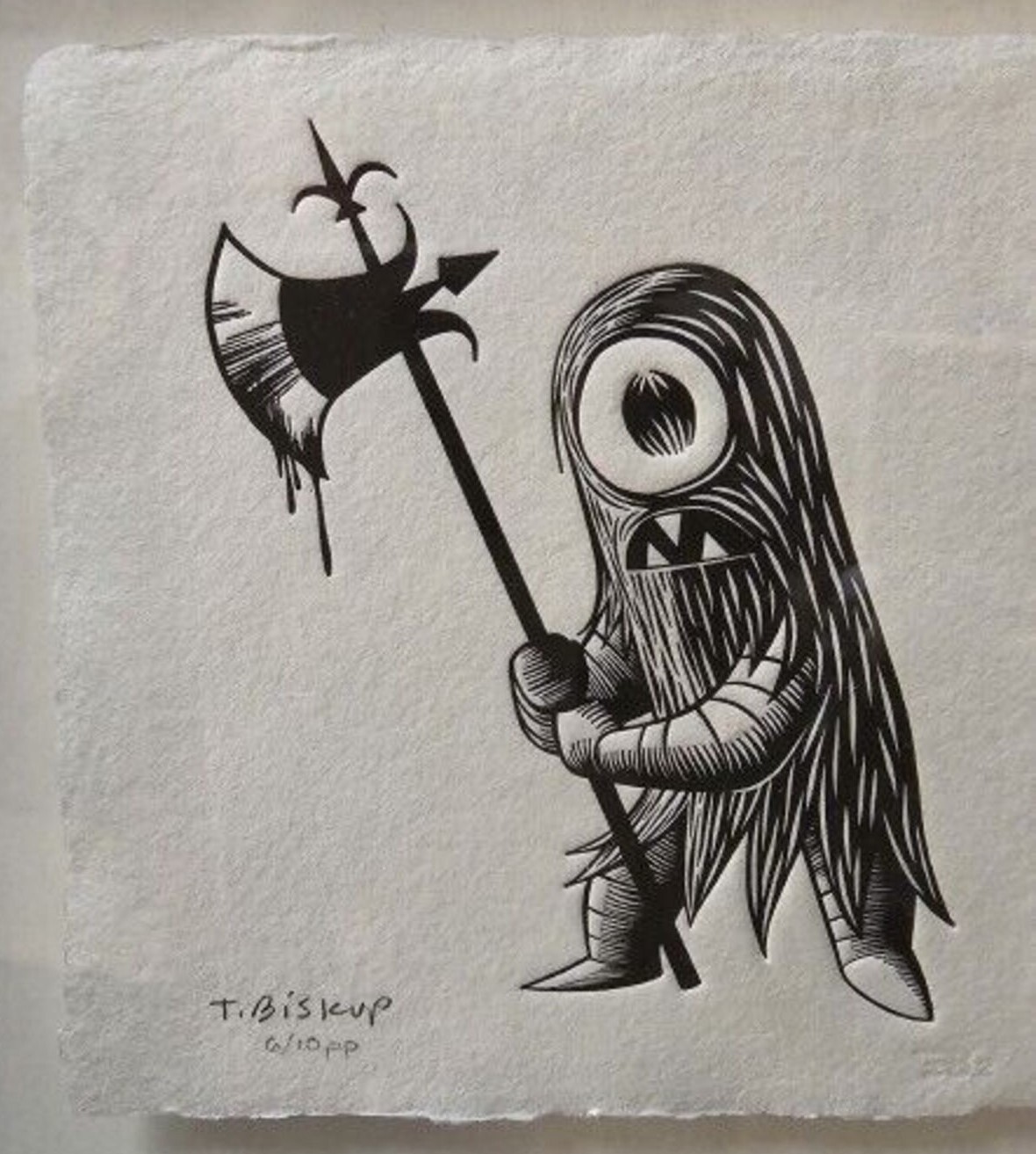 TIM BISKUP Portrait Series: Broken and Slayer 2007 TWO (2) SIGNED ...
