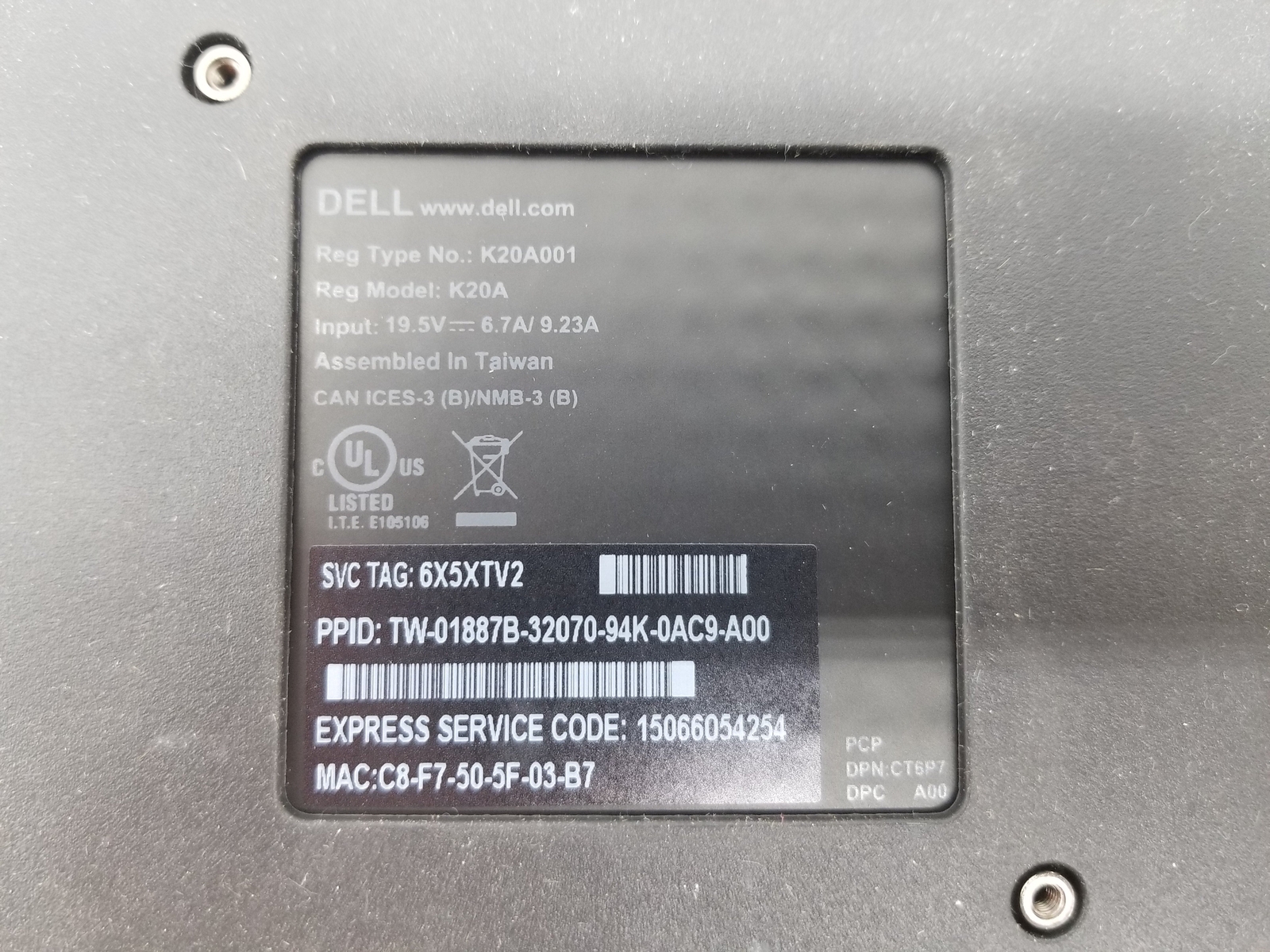 Dell WD19 USB-C 3.1 Gen 2, USB-A 3.1 Dock, HDMI, DP, Audio Jack w/180W ...