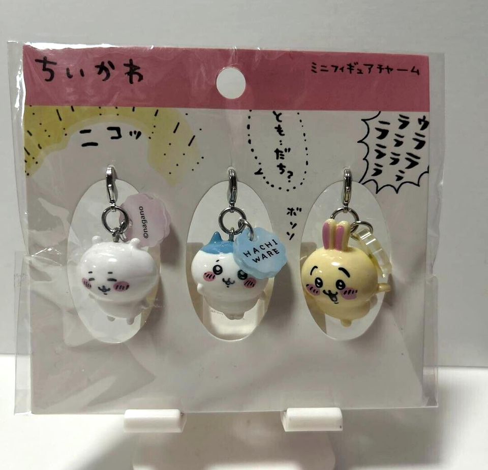 Chiikawa Mini Figure Key Charm Chikawa Rabbit Usagi Hachiware Set Of 3 ...