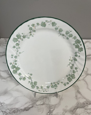 Corelle Callaway Ivy Pattern Replacement Plate Green Edge Swirl 10.25 ...