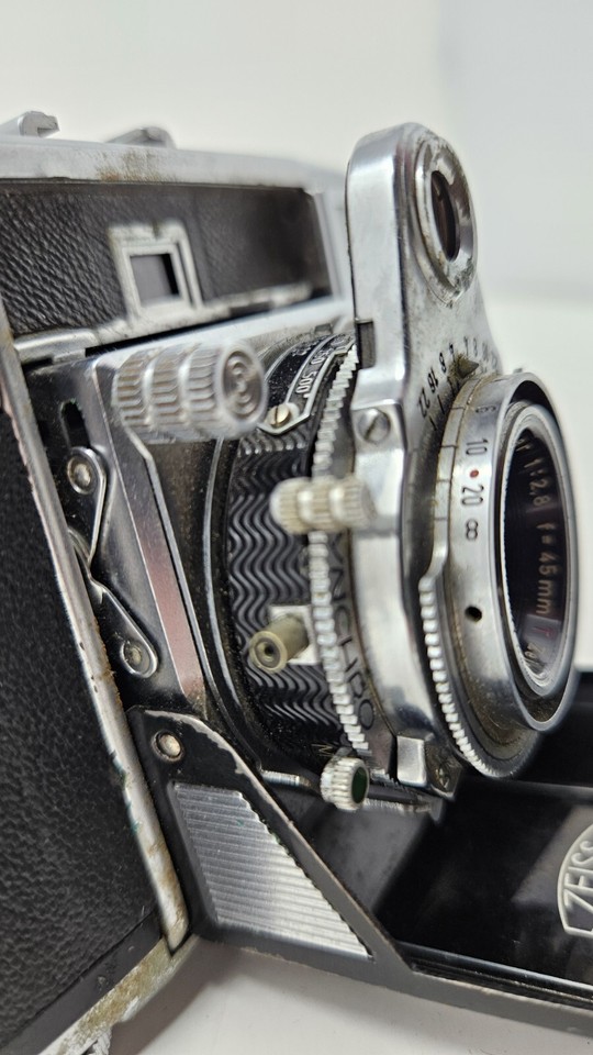 Zeiss Ikon Contessa 35 35/45mm Camera W/ Case & Strap Made In Germany ...