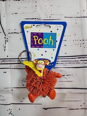 Vintage Koosh Ball Tigger Disney Winnie the Pooh 1998 toy figure Orange ...