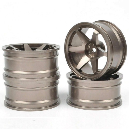1/10 Aluminum Drift Racing Tires Wheels Rims for RC On-Road Car HSP HPI ...