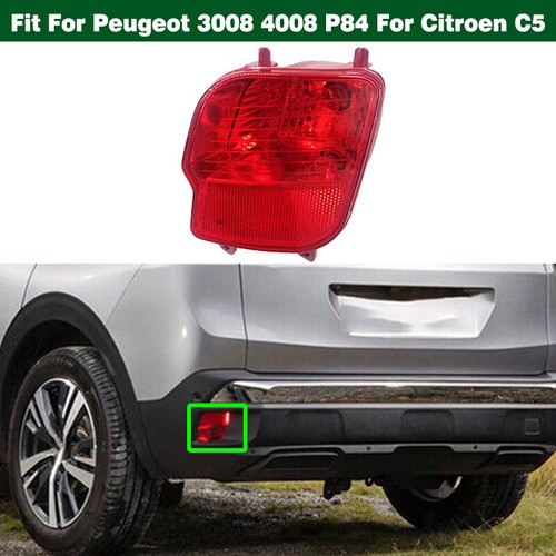 Rear Bumper Left Fog Lamp Brake Light For Peugeot 3008 4008 P84 For ...