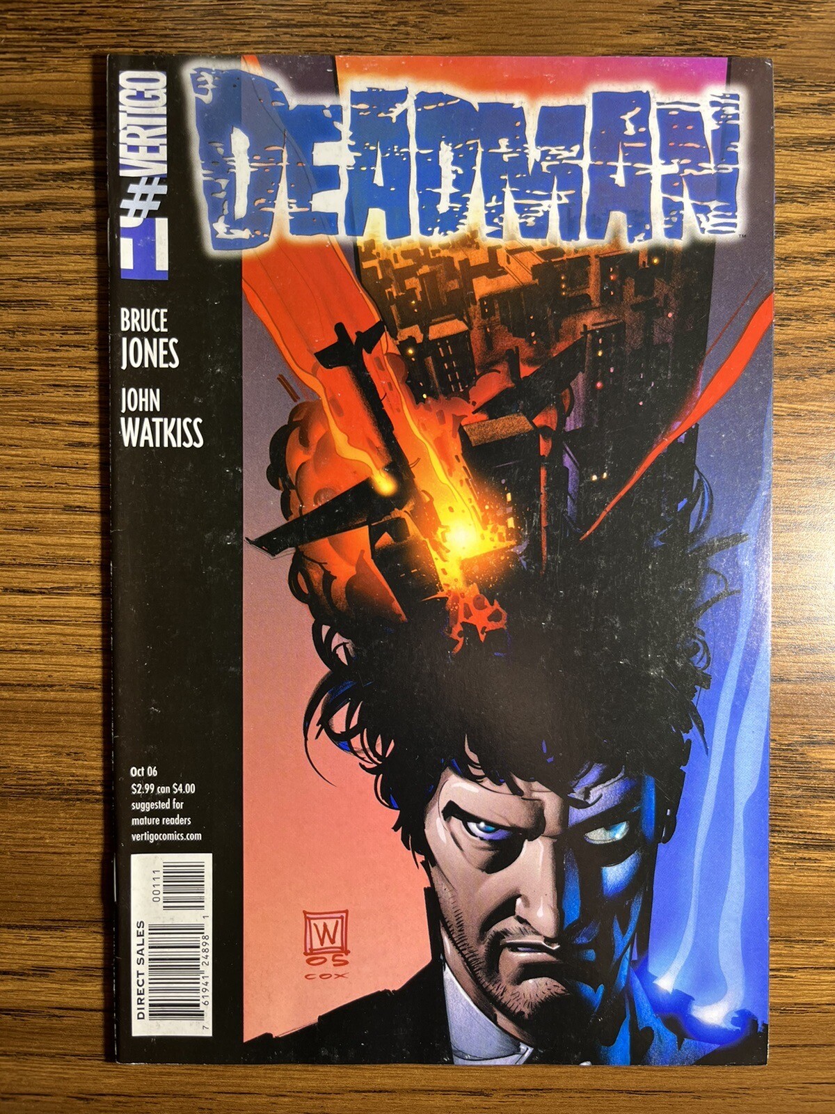 DEADMAN 1 JOHN WATKISS COVER BRUCE JONES STORY DC / VERTIGO COMICS 2006 ...