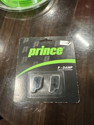 **NEW** 2X PRINCE "P-DAMP" BLACK VIBRATION DAMPENERS FOR TENNIS ...