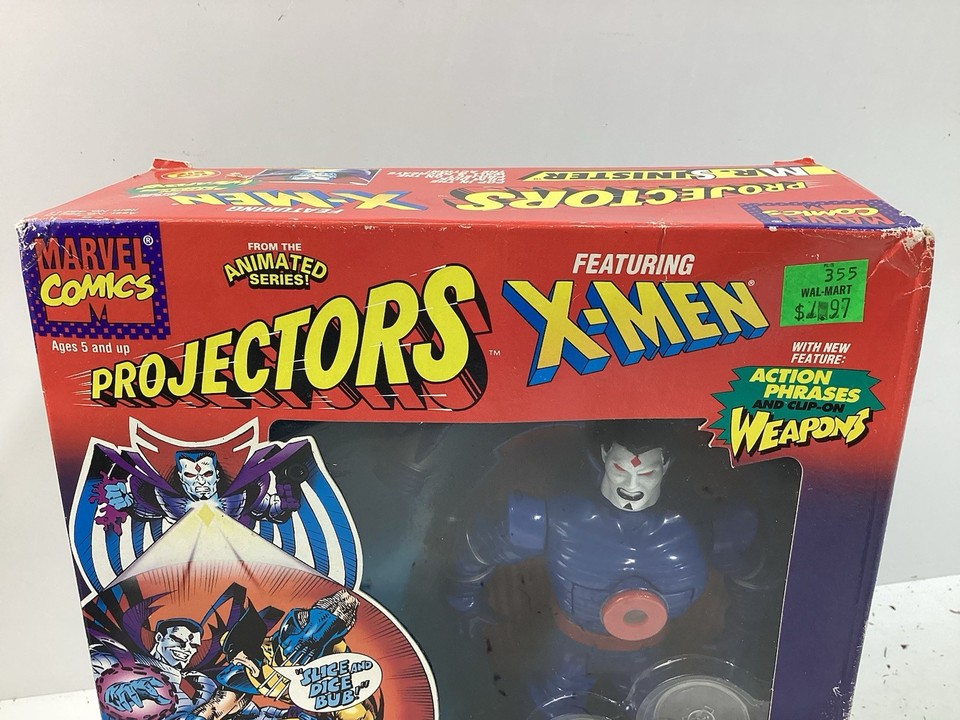 Marvel Projectors X-Men Mr. Sinister 1995 Toy Biz #48211 Original Box ...