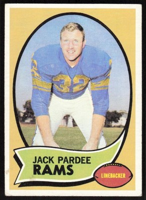 1970 Topps #68 Jack Pardee - $1 SHIPPING (JB4) | eBay