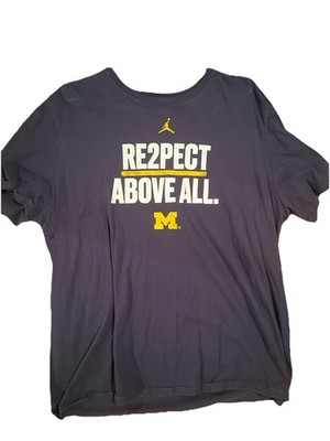 XL Jordan Michigan Wolverines RE2PECT Derek Jeter Nike T-Shirt | eBay