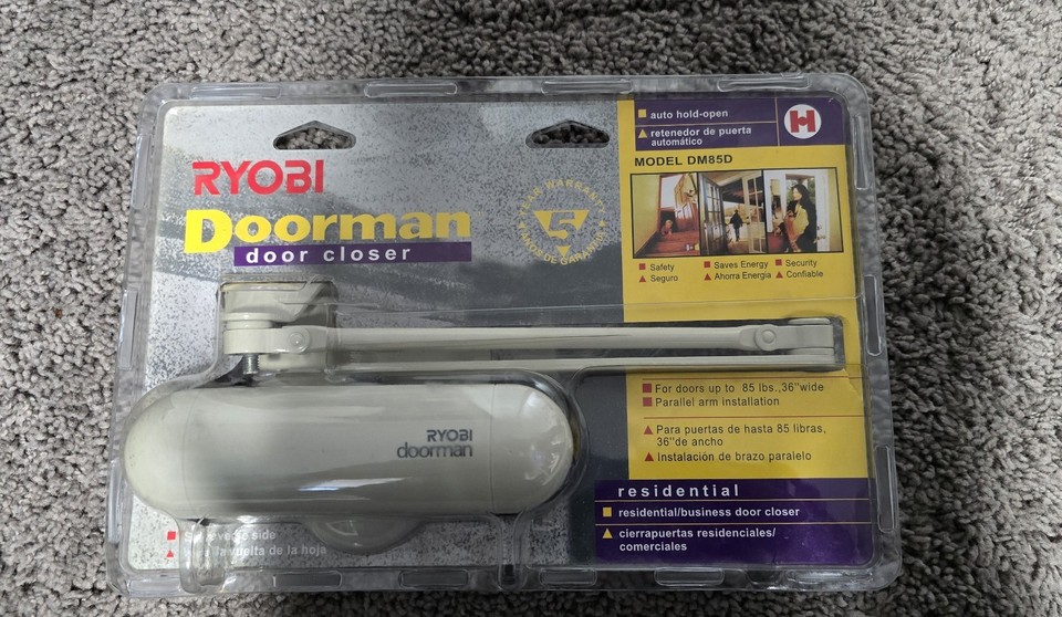 Ryobi Doorman Door Closer Model DM85D | eBay
