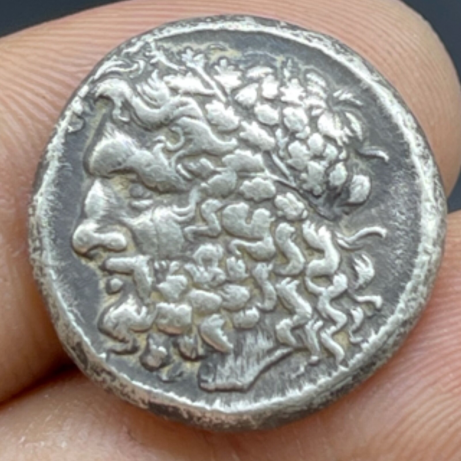 Wonderful Ancient Greek Posthumous Silver Drachm Coin Circa 322 - 275 B ...