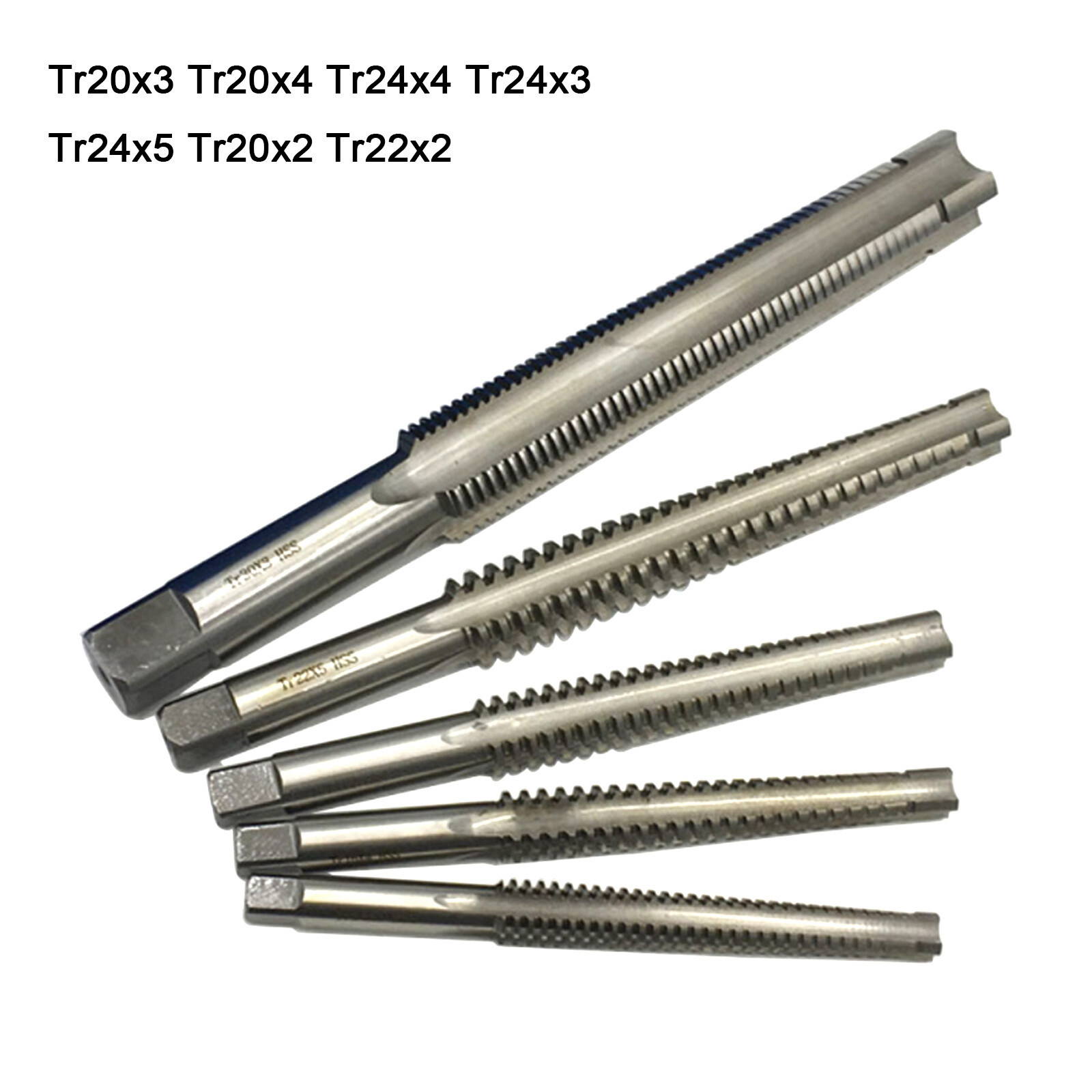 Trapezoidal Thread Tap and Die Set Tr 20x2 - 24x5 Thread Tool Metric ...