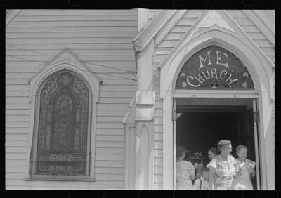 Methodist church,Unionville Center,Ohio,OH,Union County,August 1938,FSA ...