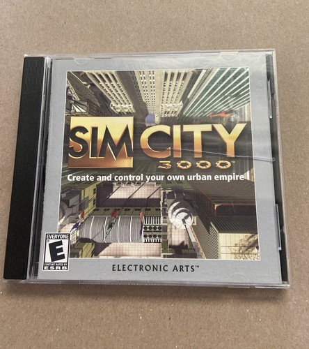 SimCity 3000 PC 1998 CD Rom Computer Game Jewel Case 8715686013290 | eBay