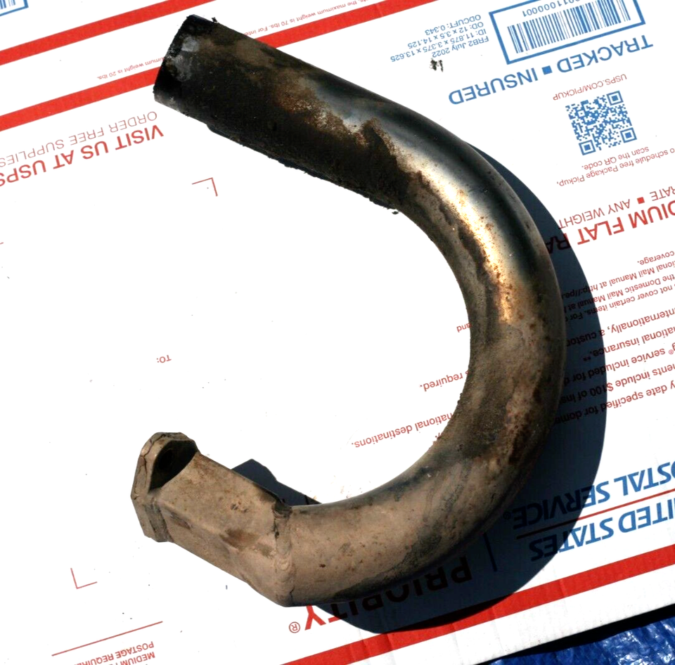 1970 Sachs Hercules K -125GS Boondocker Enduro OEM FRONT HEADER MUFFLER ...