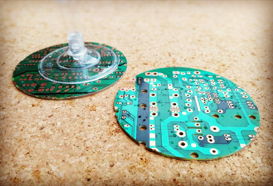 Eco Drinks Coasters Handmade from Green Recycled Computer Circuit Board ...