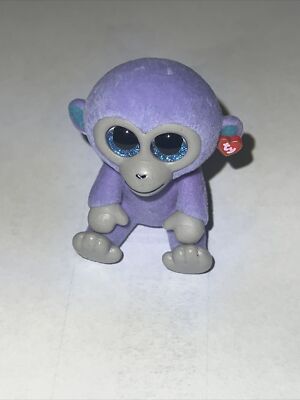 TY Beanie Boos Mini Boo BLUEBERRY Monkey SERIES 2 Collectible Figure (2 ...