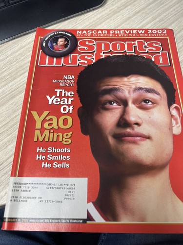 Sports Illustrated February 10 2003 Yao Ming Houston Rockets | eBay