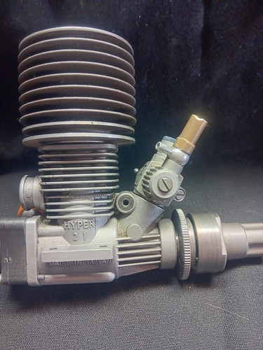 Vintage Hyper .21 3.5cc Ported R/C Nitro Monster Truck Engine W/JX ...