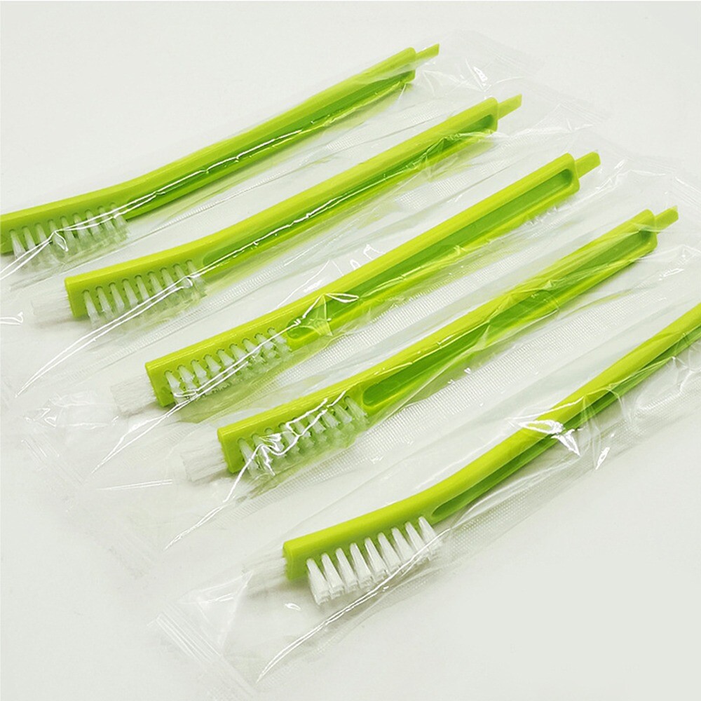 10Pcs Multipurpose Crevice Brushes Green Scrubber Brushes Kitchen ...