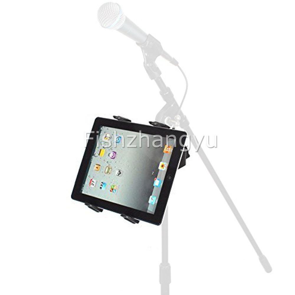 Universal Pro iPad Tablet Holder For Microphone Stand Music Stand ...