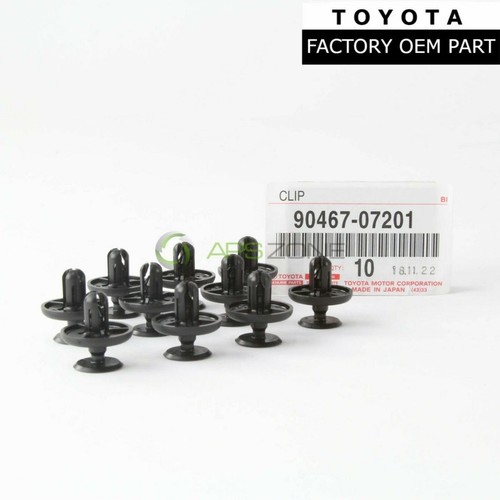 GENUINE TOYOTA LEXUS ENGINE UNDER COVER RETAINER BAG OF 10 OEM 90467 ...