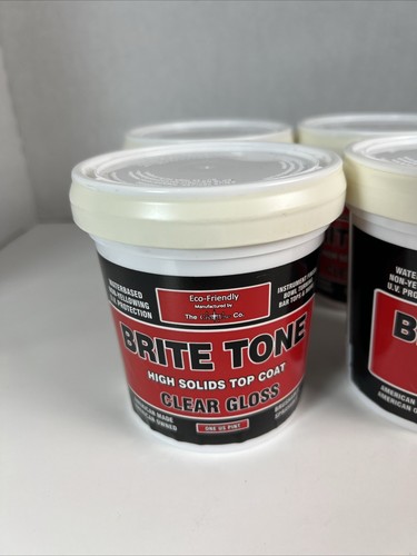 Lot Of 4-CrystaLac Brite Tone High Solids Polyurethane Finish Clear ...