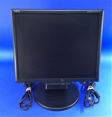 NEC MultiSync LCD 175M 17" LED Backlight Display w/ VGA & Power Cable ...