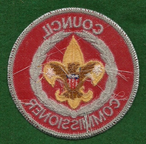 BOY SCOUT PATCH - COUNCIL COMMISSIONER | eBay