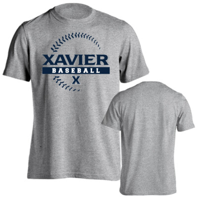 Xavier University Musketeers Xavier Uni Baseball Seams Short Sleeve T ...