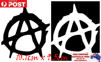 Anarchy Symbol Sticker PVC Vinyl Decal For Car Window Ute Truck ...