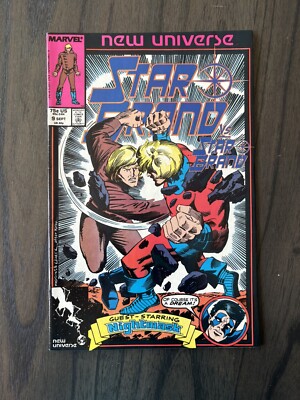 Marvel New Universe Star Brand Vs Star Brand #9 September 1987 | eBay