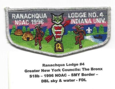 OA Lodge 4 Ranachqua S18b 1996 NOAC Greater New York Council Bronx | eBay
