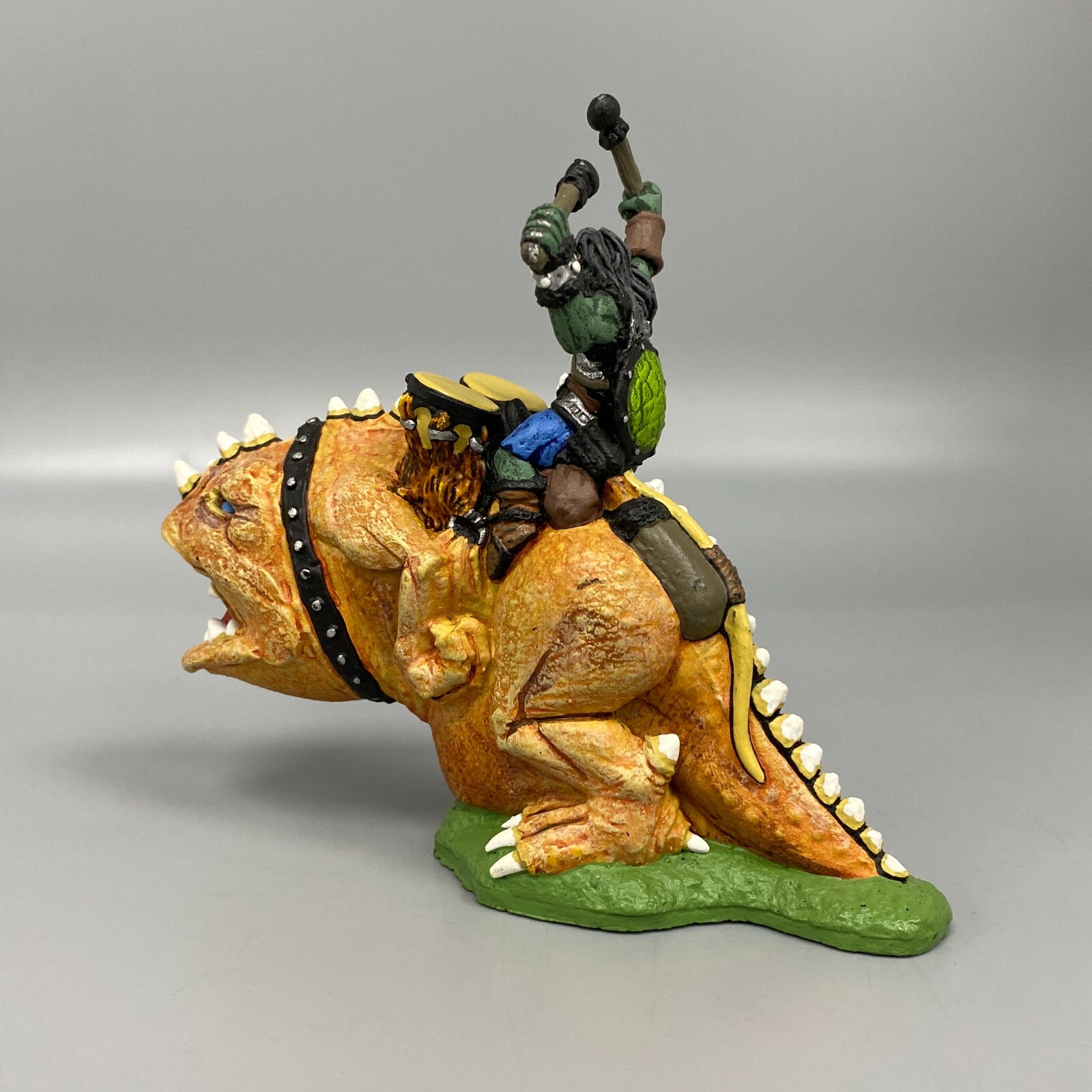 LEVIATHAN ORC CARNODON DRUMMER WARBEAST GOBLINS LIZARD RESIN 28MM ...