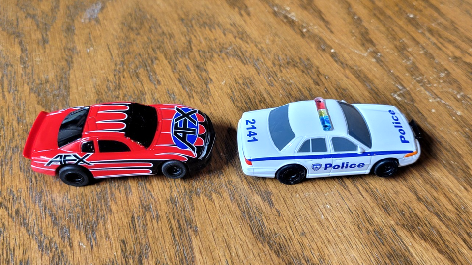 AFX Mega G+ Police Chase Set Cars | eBay