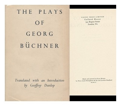 Buchner, Georg (1813-1837) The Suona Di Georg Buchner, Tradotti con Un ...