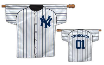 New York Yankees Double Sided Jersey Banner [NEW] MLB Flag Sign Home ...