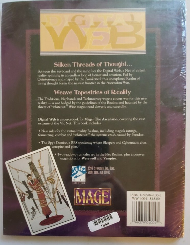 DIGITAL WEB A Sourcebook for Magic: THE ASCENSION | eBay