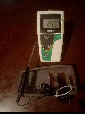 Portable Oakton Handheld pH Meter 6+ w/ Protective Gel Cover and Probe ...