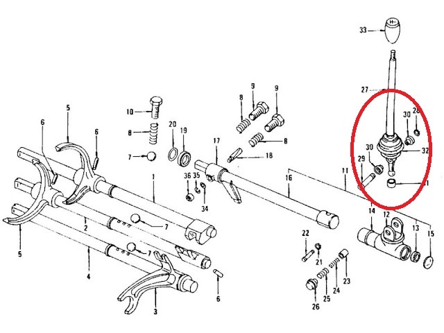 Datsun 240Z 260Z 280Z 280Z 510 620 Shifter Shift Repair Bushing Kit ...