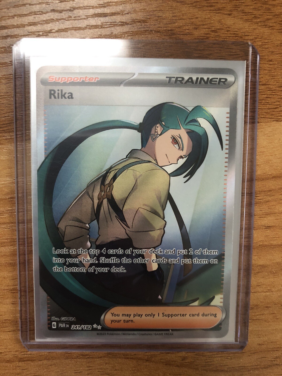 Rika Ultra Rare 241/182 - SV Paradox Rift - Pokemon TCG - NM Holofoil ...