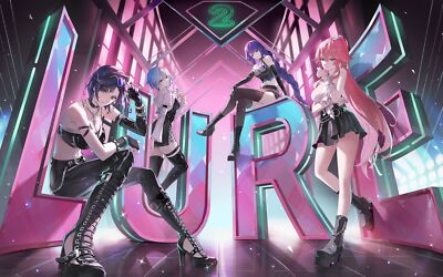 Anime Girls Pixiv Eula Genshin Impact Raiden Gaming Mat Desk 2488 | eBay