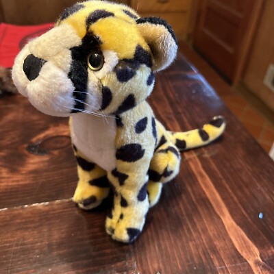 9” plush cheetah Alfa’s Fuzzy Town with issues See Pictures | eBay