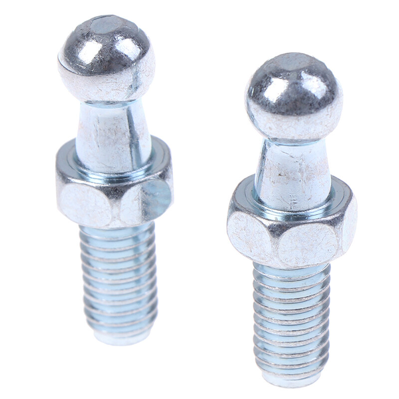 2Pcs M8 10mm Boot Bonnet Gas Strut End Fitting Ball Pin Joint Multi Fit ...